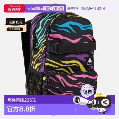 自营欧洲直邮Burton伯顿 Treble Yell 男女同款多色聚酯纤维双肩