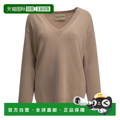 香港直邮VALENTINO 女士针织衫 9B0KC76ZAJ6P45PI【付后1h可退】