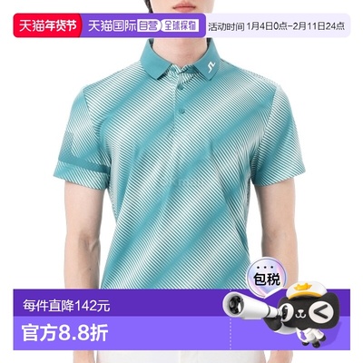 韩国直邮J.LINDEBERG Heath 印花 Polo 衫 (GMJT12647-M533) 短袖