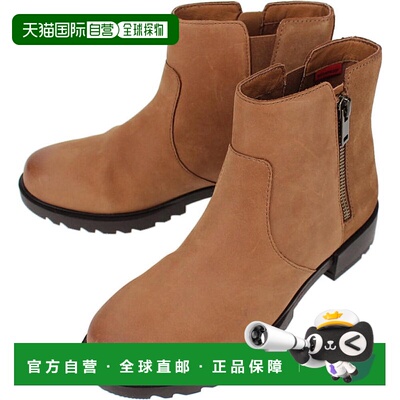 日本直邮SOREL 靴子艾米丽两拉链防水 EMELIE 2 ZIP WP 太妃糖皮/