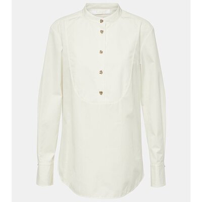 潮奢 Chloe 蔻依 女士 棉质衫 000767 white白色 舒适时尚