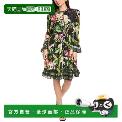 自营 Johnny Was Mitra Mini Dress - white 美国奥莱直发连衣裙