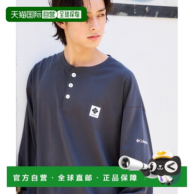 日本直邮Columbia 限定展开FREAKS STORE别注帝国公园长袖亨利领T