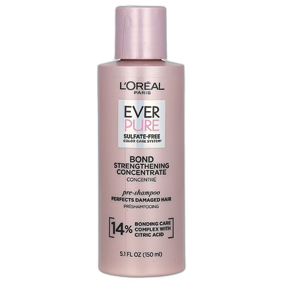 香港直邮欧莱雅,Ever Pure, Pre-Shampoo, Bond Strengtheni正品