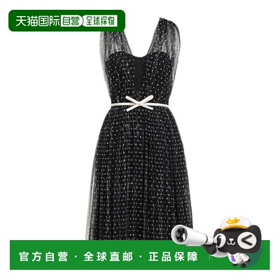 1h可退 香港直邮潮奢 Elisabetta Franchi 女士 褶裥连衣裙