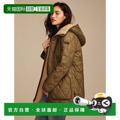 自营 Lucky Brand女式羽绒服-中深绿色 美国奥莱直发