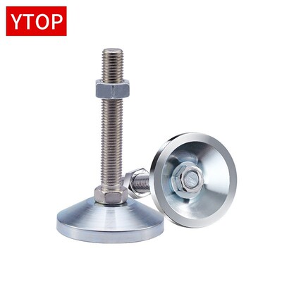 YTOP全碳钢重型m16厘脚杯 工业水平可调节地脚机器机械固定支撑脚