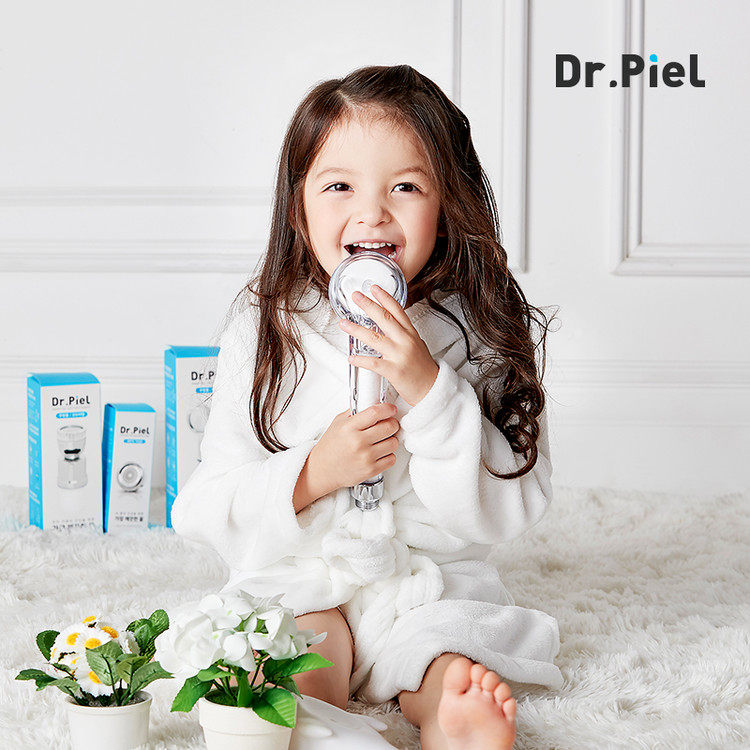 韩国直邮 DR.piel增压过滤净水花洒除氯器净化淋浴过滤器喷头_虎窝淘