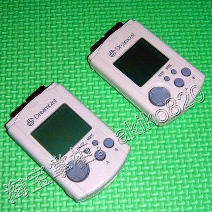 SEGA世嘉 DC游戏机 记忆卡 原装记忆卡 VMS 200格 液晶屏显示