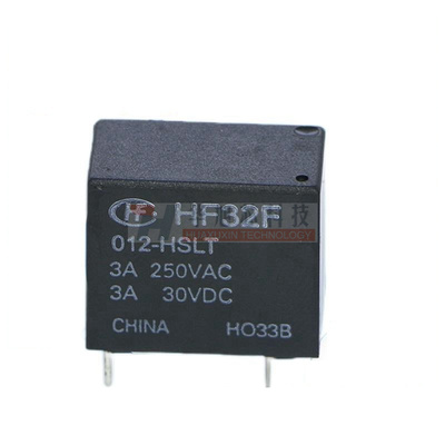 宏发继电器 HF32F-012-HSLT 12V 4脚 1组常开