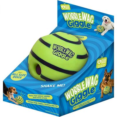 Wobble Wag Giggle Glow Ball Interactive Dog Toy Fun Giggle S