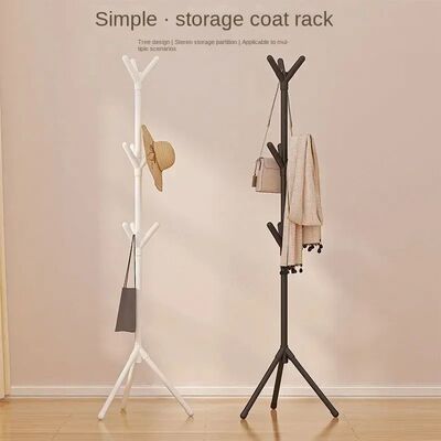 Clothes Rack Stand Tree Branch Shape Multi Hook Mobile and C