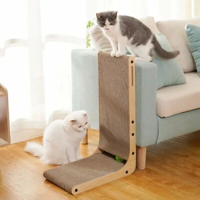 Cat Scratching Board Cat Toys Wooden Wear-resistant and Scra
