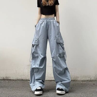 Oversized Women Cargo Pants Hip-hop Streetwear Fashion Sprin