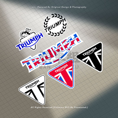 660 Bobber 凯旋 火箭 ROCKET摩托车机身贴纸 油箱复古反光贴花