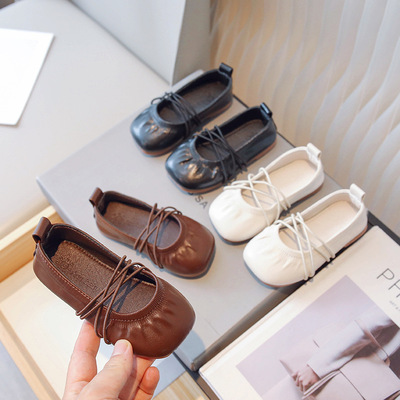 女童公主鞋2026春轻奢芭蕾