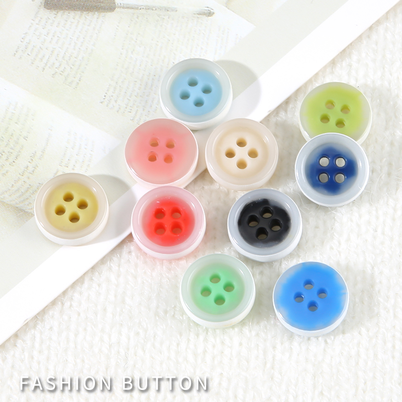 高档衬衫纽扣彩色扣子雪纺女小香风外套装饰配件钮扣百搭衣服辅料_虎窝淘
