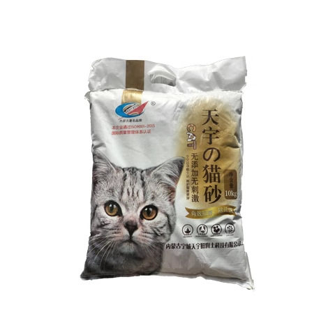 天宇膨润土猫砂除臭低尘吸水结团混合猫砂有效抑菌猫砂 5kg/袋