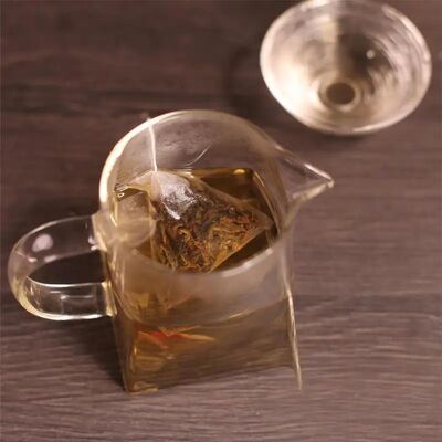 100Pcs Degradable Corn Fiber Empty Tea Bags With String Filt
