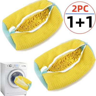 1/2PCS Washing Shoes Bag Cotton Laundry Fluffy Fibers Easily