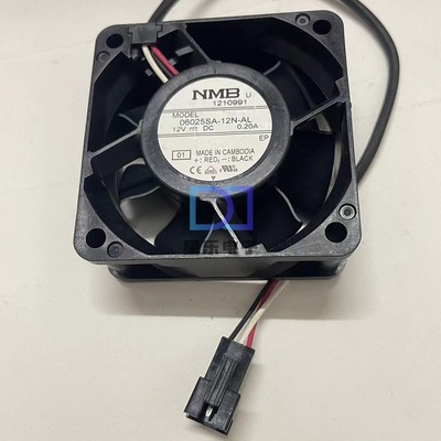 原装NMB 06025SA-12N-AL DC12V 0.20A 3线静音大风量散热6CM风扇