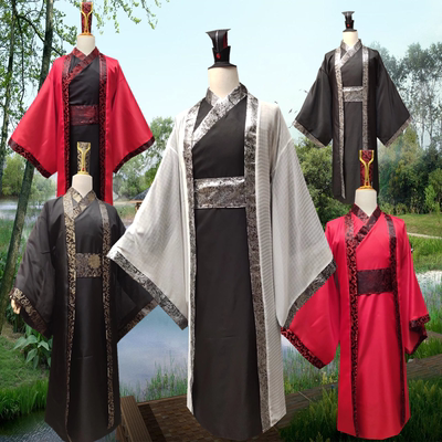 古装男汉服女春秋战国管