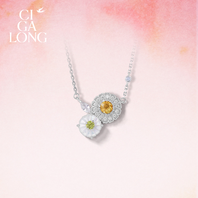 CIGALONG龙梓嘉小雏菊项链