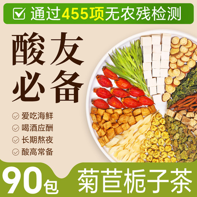 菊苣栀子茶尿的酸高痛的风