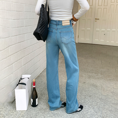 【春季窄版直筒裤】莱赛尔四面弹