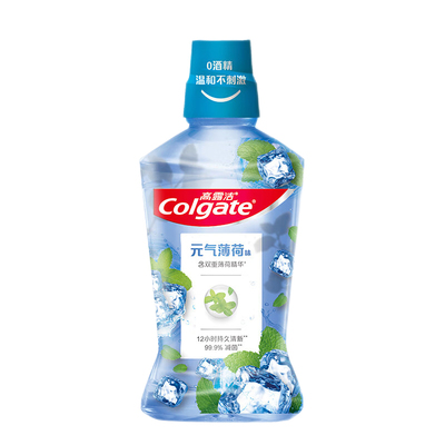 高露洁元气薄荷味漱口水