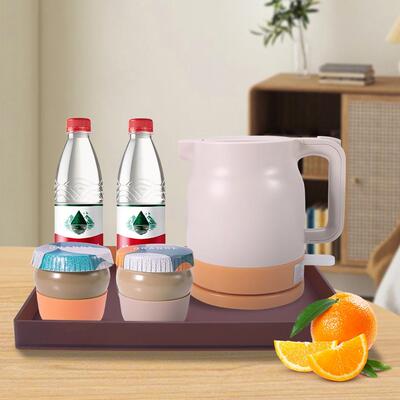 桔子酒店同款cetis电热水壶家用宾馆马克杯水杯托盘烧水壶套装