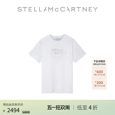 StellaMcCartney蕾丝嵌片T恤