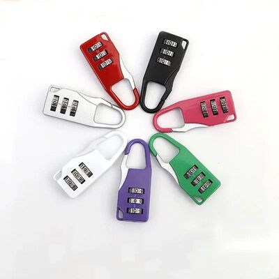 3 Digits Colorful Mini Password Code Combination Padlock Sui