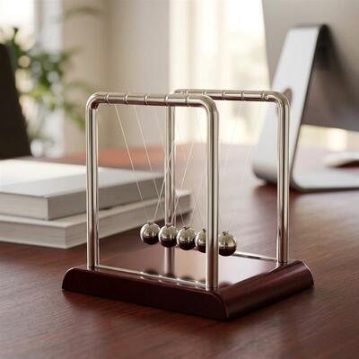 Creative gift-sized plastic resin-based craft with an inert