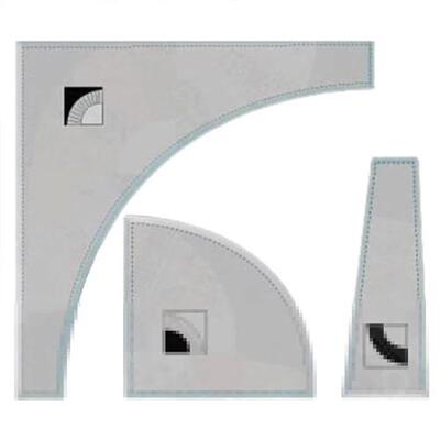 3pcs/set Patchwork DIY Rulers Accessories For Cutting Patter