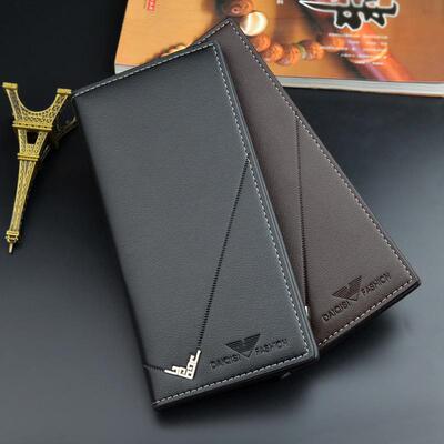 Mens wallets are full of mens money with a thin young man