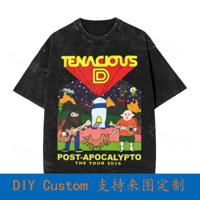 Tenacious D Post-Apocalypto Tour 2019 Vintage Oversized T-Sh