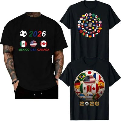 Worldwide Football 2026 Flags, World Sport Lovers T-Shirt 20