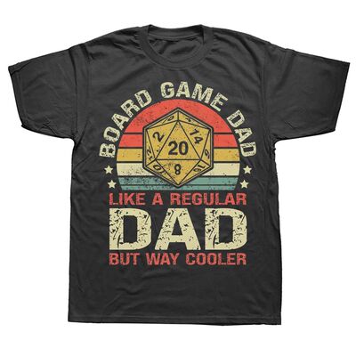 Funny Board Game Dad gamer Fathers Day T Shirts Men Women Co