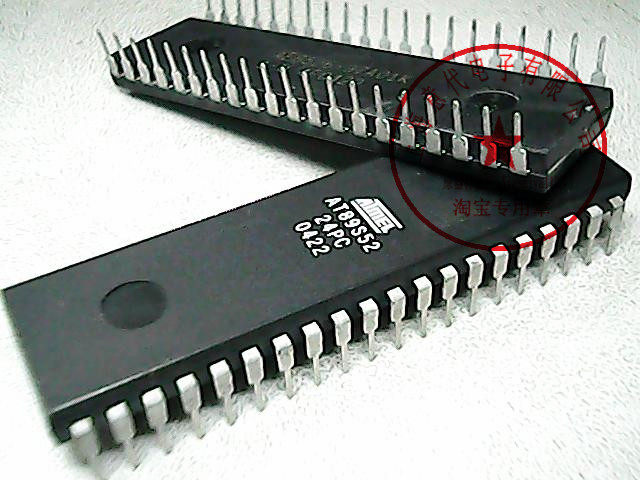 AT89S52-24PC， 89S52〖正品原装〗赛格市场G332室实体店现货_虎窝淘
