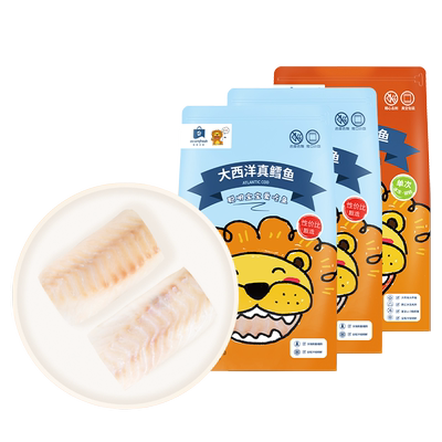 橡果生鲜真鳕鱼三文鱼甜虾仁小包