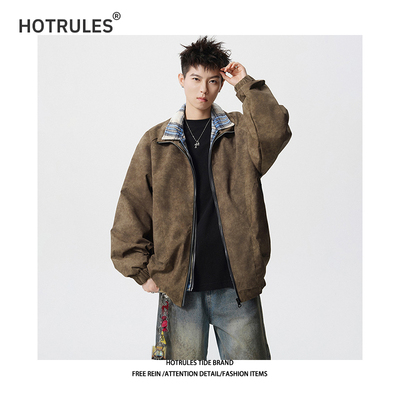 港风男士休闲百搭痞帅外套男