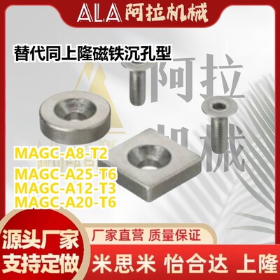 替代同上隆磁铁-沉孔型 MAGC-A8/A10/A12/A15/A20/A25-T2/T3/T4/T
