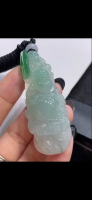 飘绿佛 60.6-23.4-11.8  假一罚万 工厂直销翡翠批发a8127