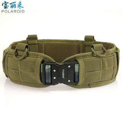 户外战术腰带男女多功能速干卡扣腰封训练尼龙帆布CS套装腰封腰带