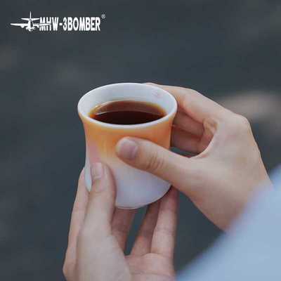 MHW-3BOMBER轰炸机xCCC联名一抹胭脂 陶瓷品鉴闻香精品手冲咖啡杯