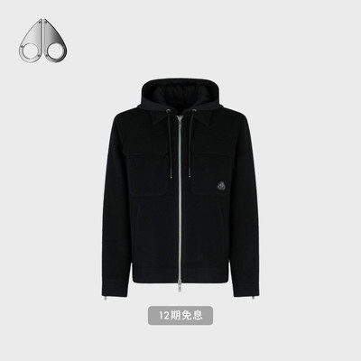 [秋冬新品]MOOSE KNUCKLES男士假两件连帽休闲夹克外套