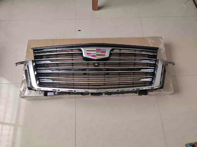 适用凯迪拉克凯雷德ESCALADE21-24款前上中网进气格栅前散热格栅