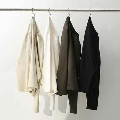 设计师系列！莱赛尔面料！亲肤柔软舒适！秋季男百搭休闲长袖T恤