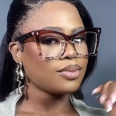 方形眼镜框大框全框PC女防蓝光